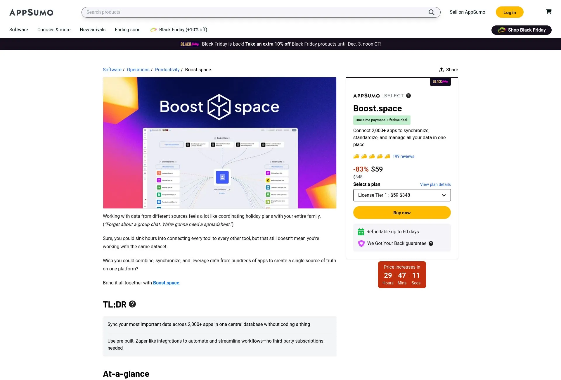 Boost.Space App Sumo Black Friday 2024 Offer Review - Popular Ai Tools