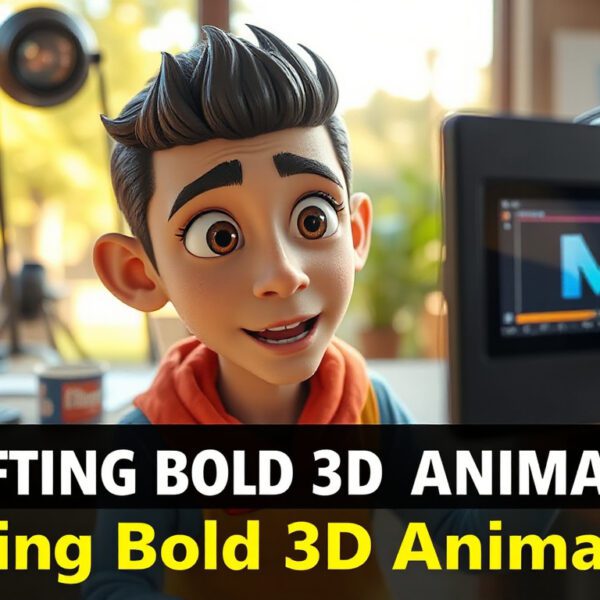 Crafting Bold 3D Animation: An AI-Driven YouTube Guide